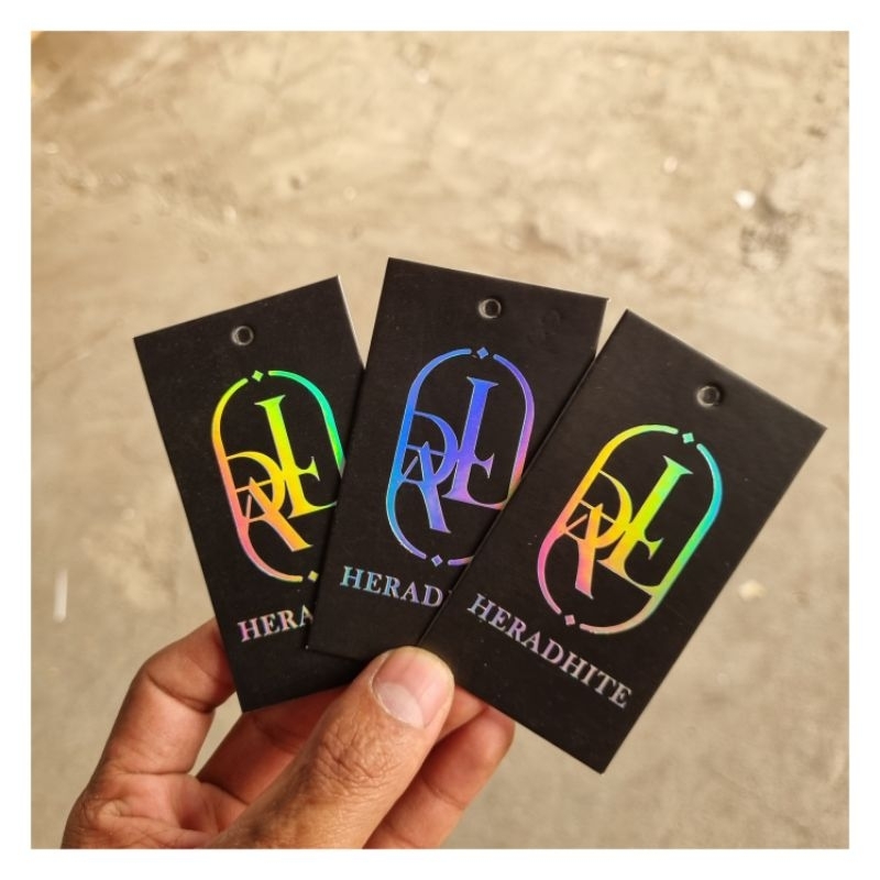 Jual hangtag premium hangtag foil hangtag embos hangtag elegan hangtag ...