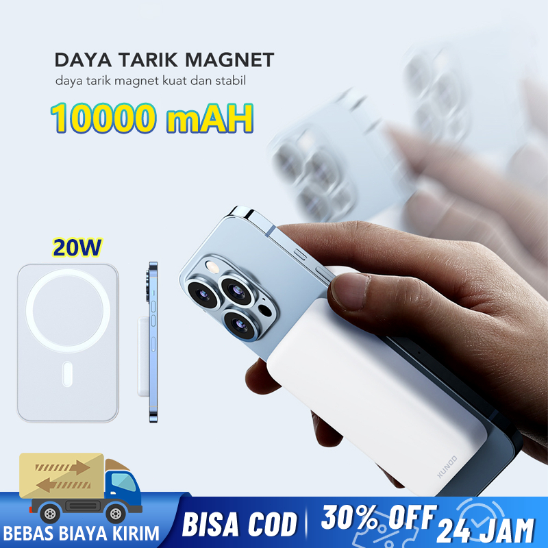 Jual Powerbank iphone 5000mAh-10000mAh bank daya nirkabel bank day ...