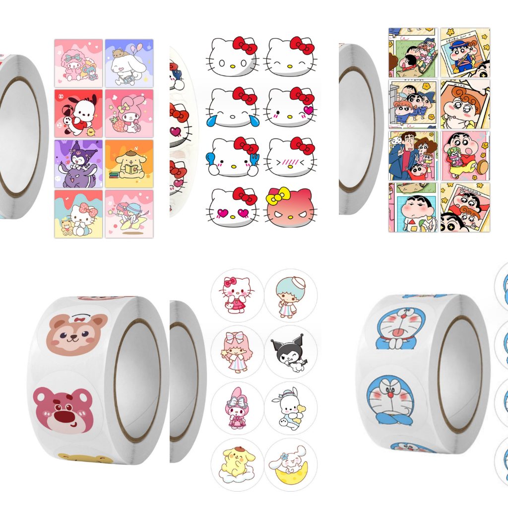 Jual Stiker Label Lucu Karakter Sanrio Hello Kitty Isi 500 Lembar Untuk ...
