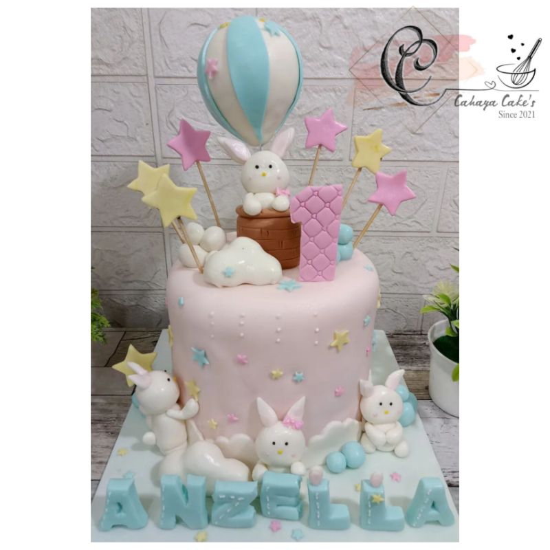 Jual Kue Ulang Tahun Kelinci / Little Bunny Cake / Bunny Cake / Rabbit ...