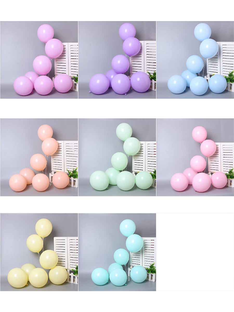 Jual Balon Latex Macaron Size 5 inch Polos 1 Pcs Balon Ulang Tahun ...