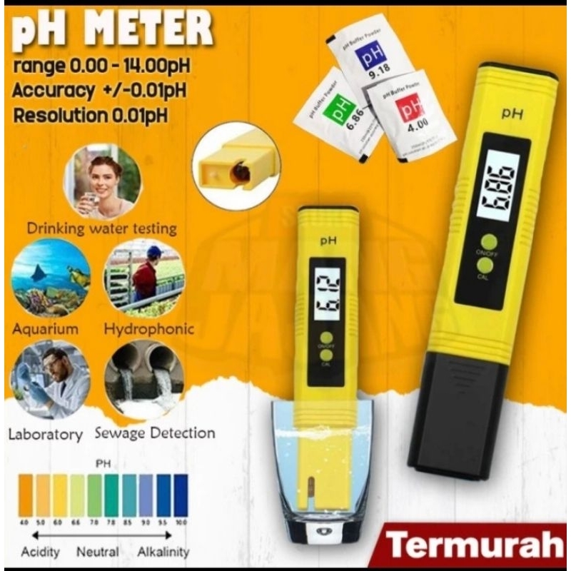 Jual PH METER DIGITAL PH METER DAN TDS EC ALAT UKUR KEASAMAN CAIRAN ...