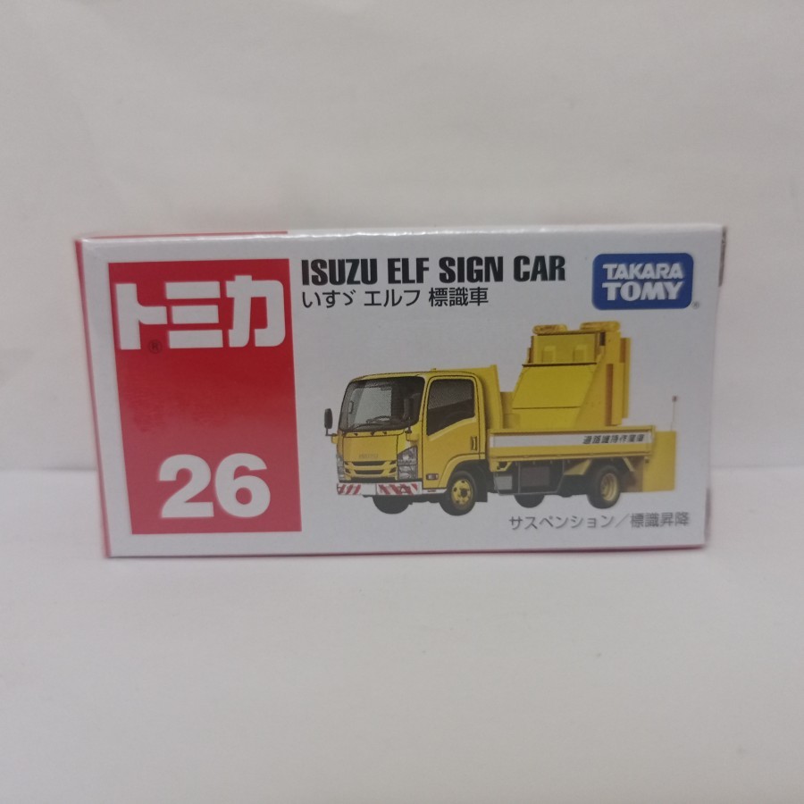 Jual Tomica No 26 Isuzu Elf Sign Car Diecast mobil truk takara tomy ...