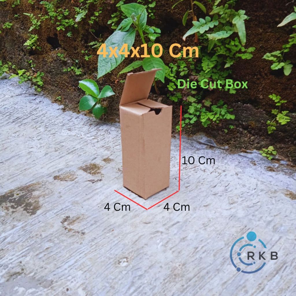 Jual Box Kardus Packing 4x4x10 cm Die Cut | Shopee Indonesia