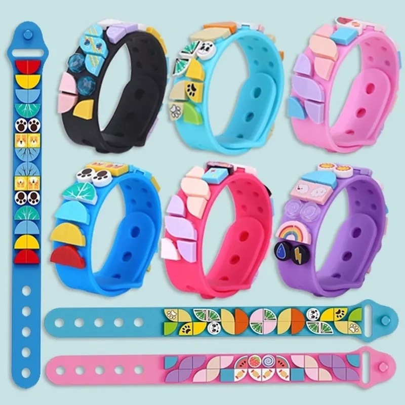 Jual Gelang LEGO Bracelet Bricks Bands Gelang Dots mainan balok puzzle ...