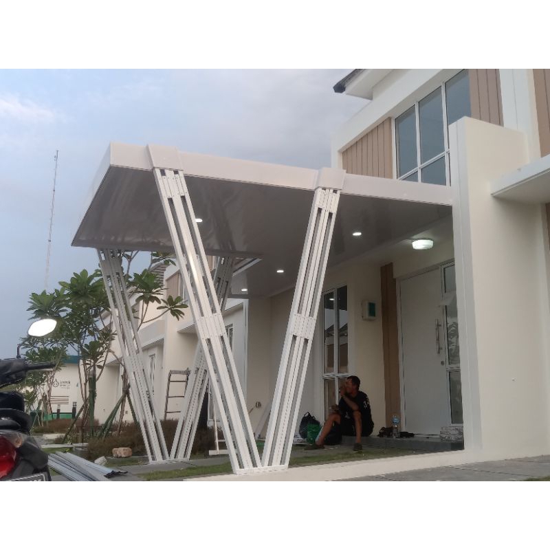 Jual kanopi baja ringan full palafon pvc | Shopee Indonesia