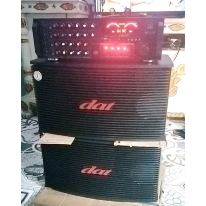 Jual Paket 2 Speaker Aktif Dat 10 Inc+Ampli Dat 313 Baru | Shopee Indonesia