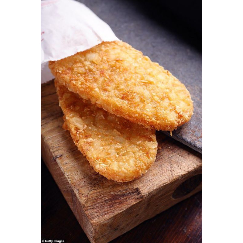 Jual Hash Brown Mc Donald's 1kg / Kentang Goreng Oval / Kentang Goreng ...