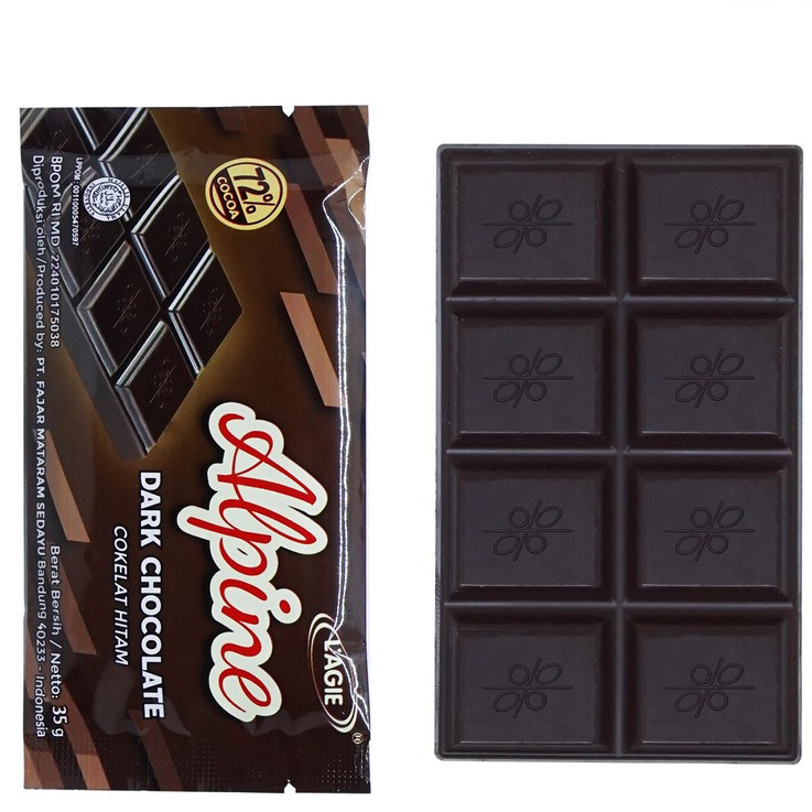 Jual LAGIE ALPINE DARK 35GR, L'AGIE ALPIN DARK CHOCOLATE 35 GR COKLAT ...