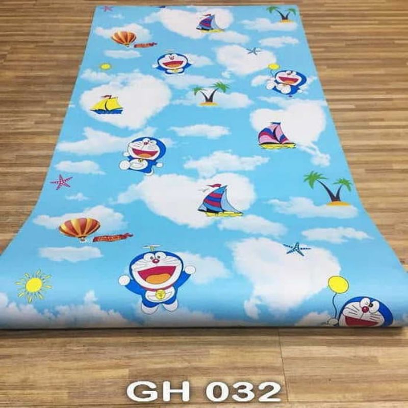 Jual Wallpaper Dinding Motif Karakter Doraemon Lautan Awan Cocok Untuk ...