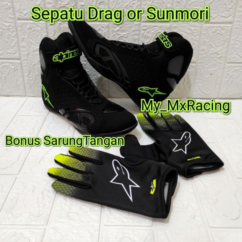 Jual Sepatu drag race slallom free glove motif printing | Shopee Indonesia