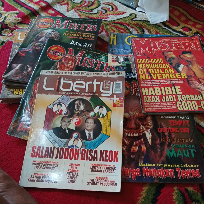 Jual buku majalah lama misteri liberty dan hoky bekas lawas original | Shopee Indonesia