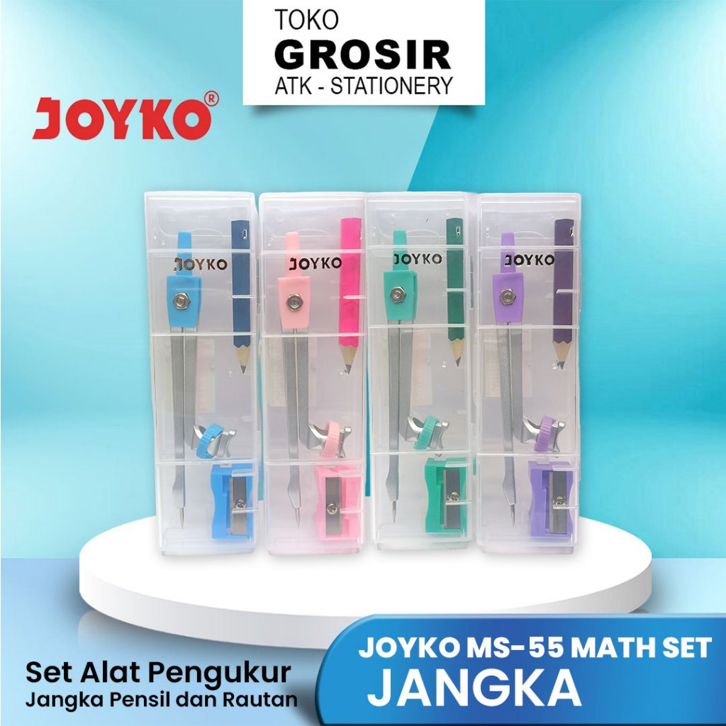 Jual JANGKA JOYKO MS-55 / MATH SET JOYKO MS-55 / ALAT UKUR JOYKO | Shopee Indonesia
