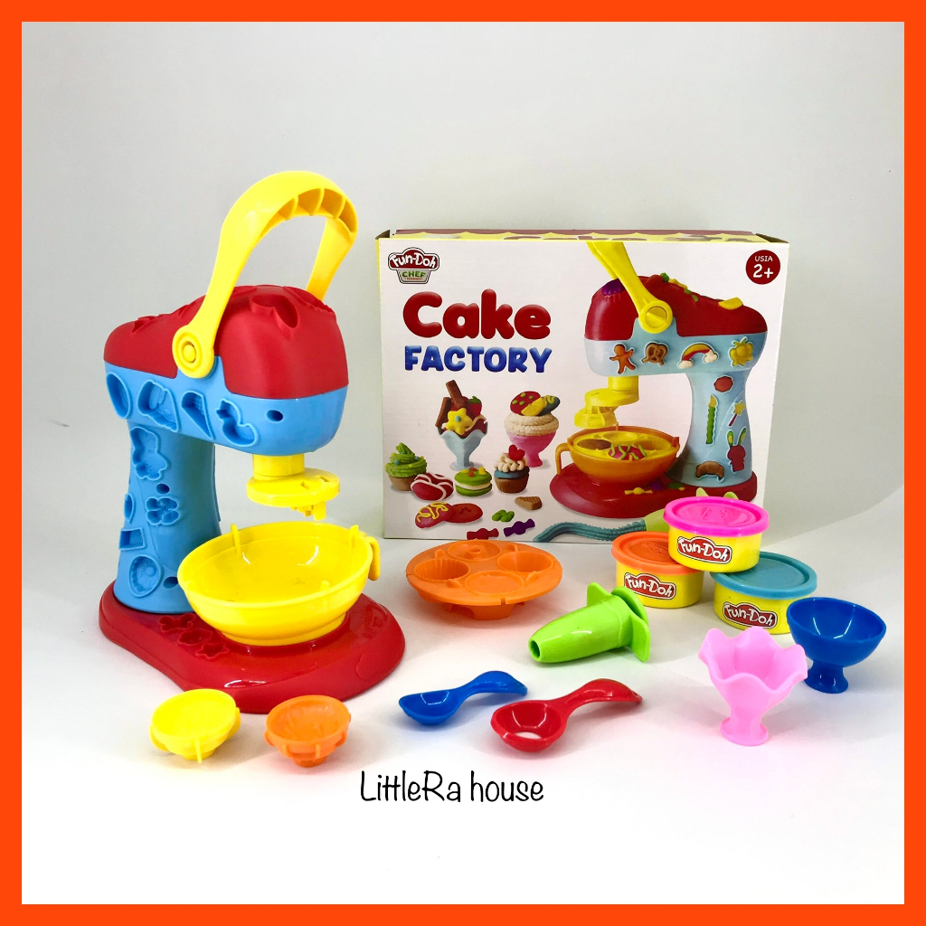 Jual Littlera : Mainan Play Doh Cake Factory By Fun Doh | Mainan ...