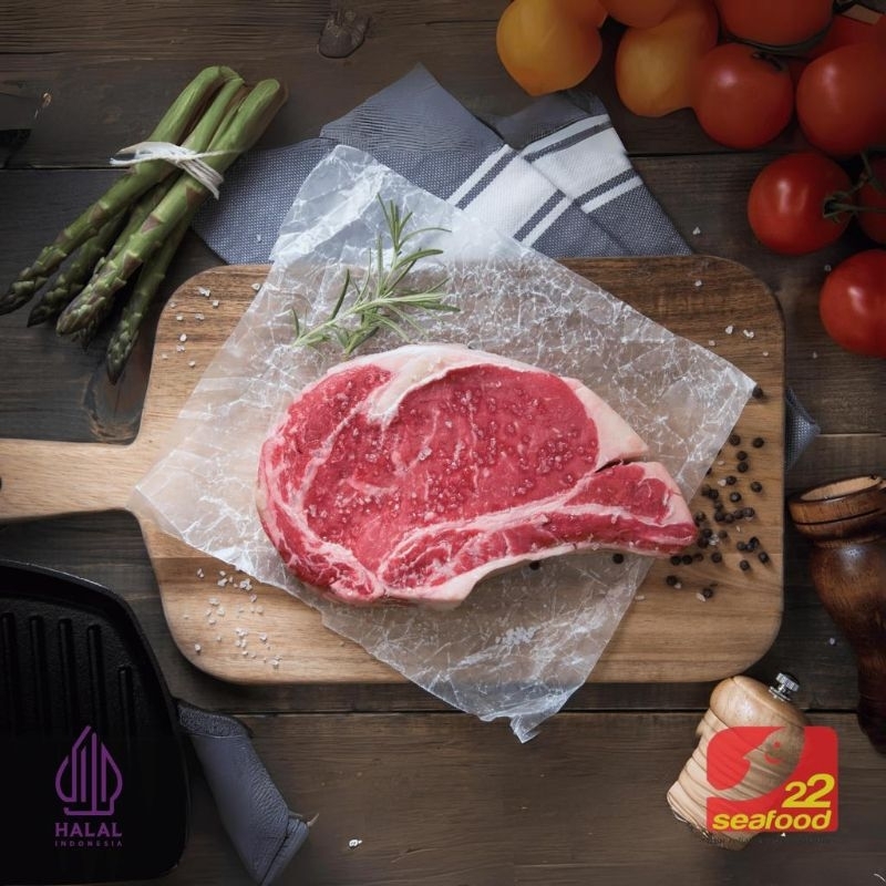 Jual Daging Sirloin Steak Sapi 500 gram / Original AUS Premium Beef Rib ...