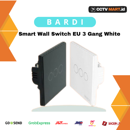 Jual BARDI Smart Wall Switch EU 3 Gang White | Shopee Indonesia