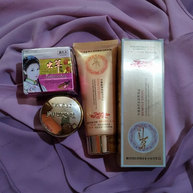 Jual yu chun mei cordycep krim malam/night dan sabun gold ori hci ...
