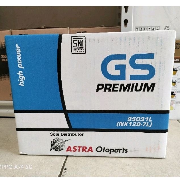 Jual Aki Mobil Fortuner Diesel lama 95D31L / NX120-7L GS Astra premium Aki basah | Shopee Indonesia