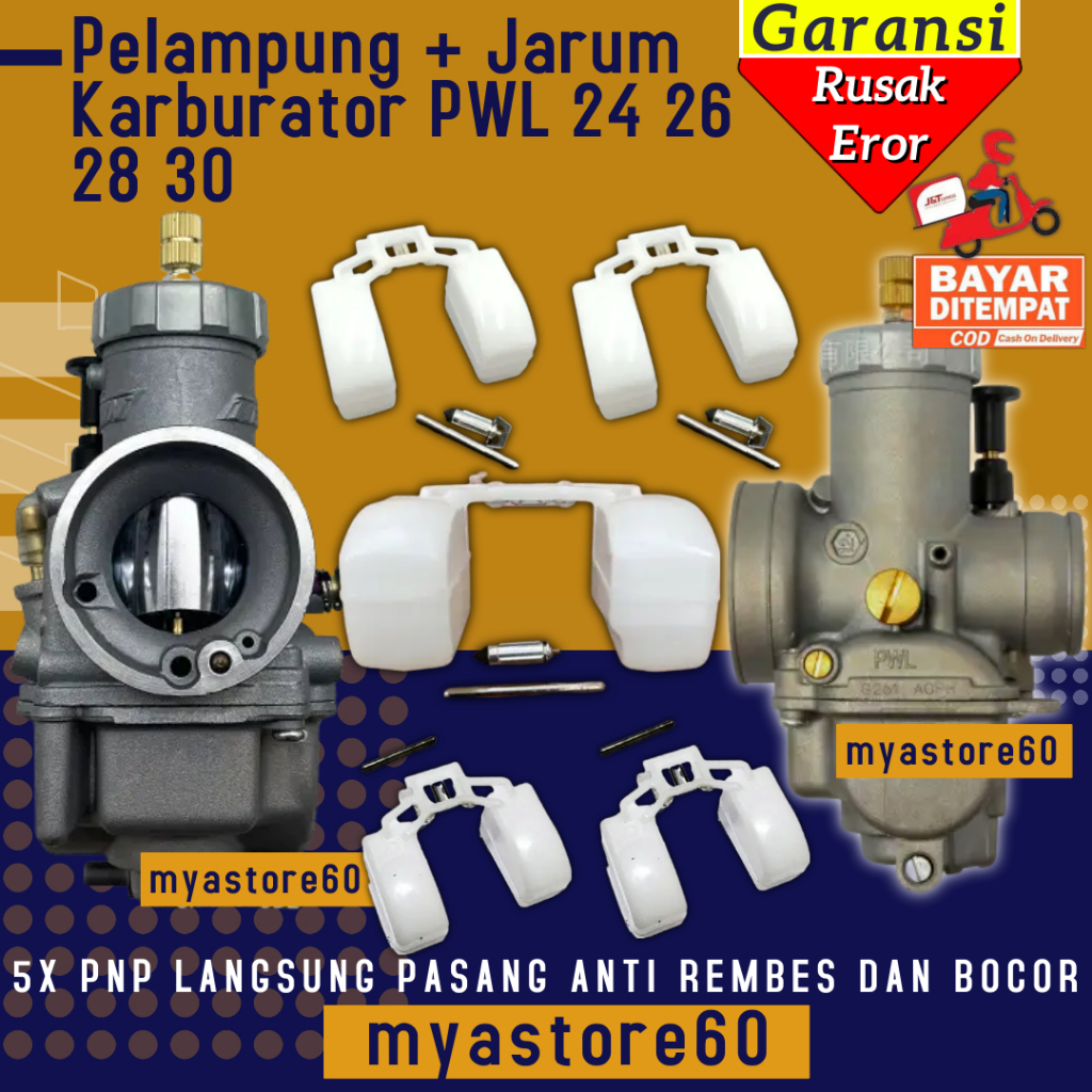 Jual (BISA COD) Pelampung Apung Jarum Apung Plampung Karburator Karbu Carburator PWL 24 26 28 30 ...
