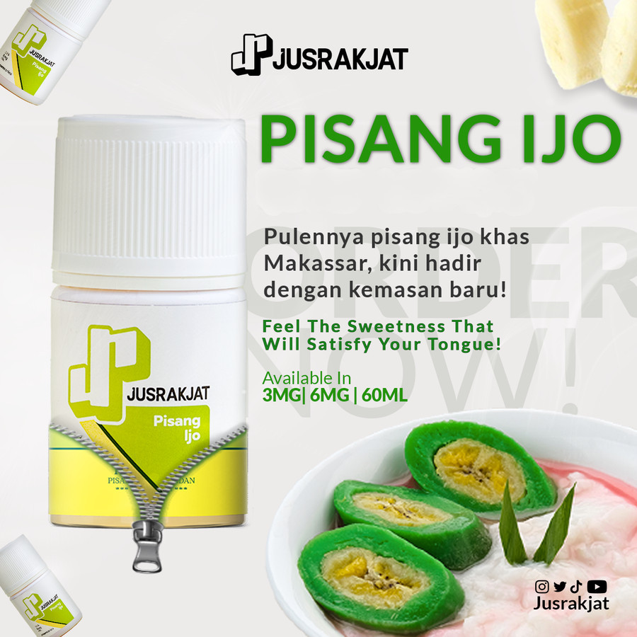 Jual LIQUID PISANG IJO PALLU BUTUNG 60ML By JUSRAKJAT | Shopee Indonesia