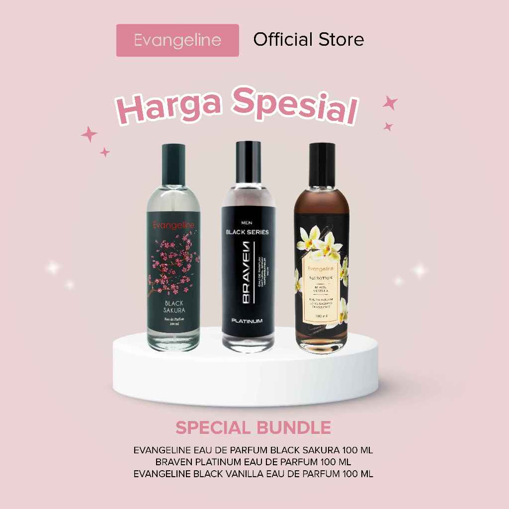 Jual Paket Parfum Rekomendasi Black Bundle [ Evangeline Black Vanilla ...