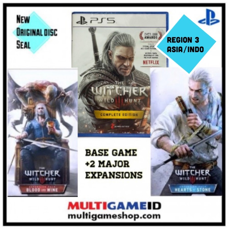 Jual PS5 The Witcher 3 Wild Hunt Complete Edition English Asia Version | Shopee Indonesia