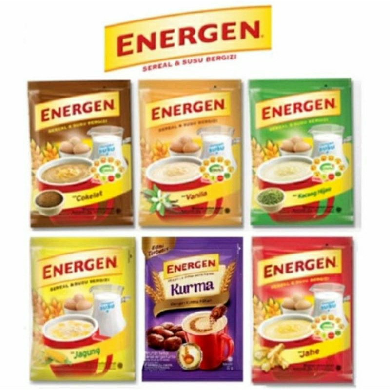 Jual Minuman ENERGEN Sereal dan Susu Bersinergi (1 Renteng isi 10 ...