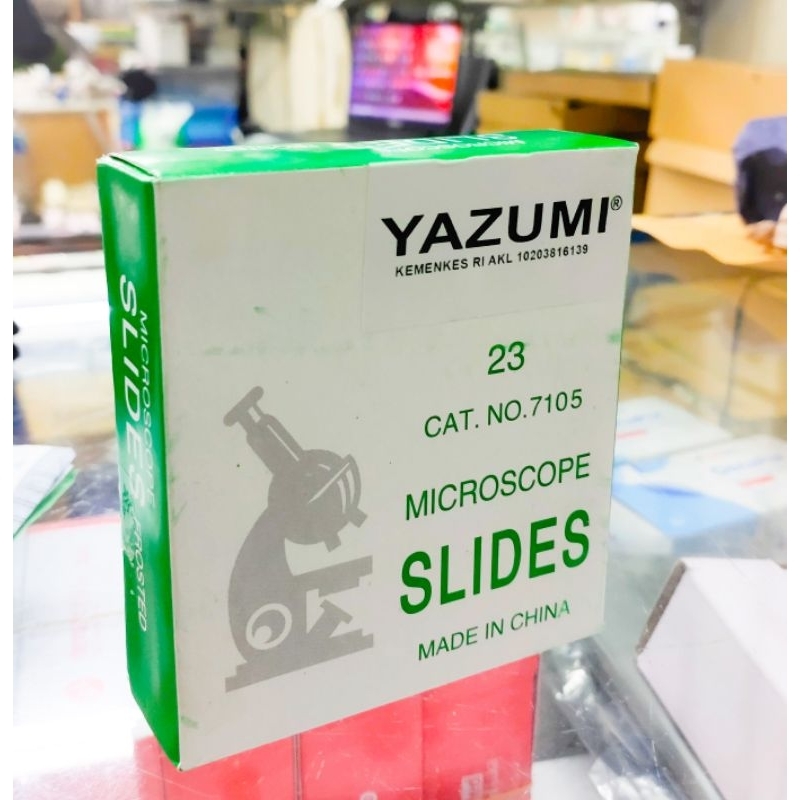 Jual Microscope Slide 7105 Yazumi Glass Slide Kaca Mikroskop. | Shopee ...