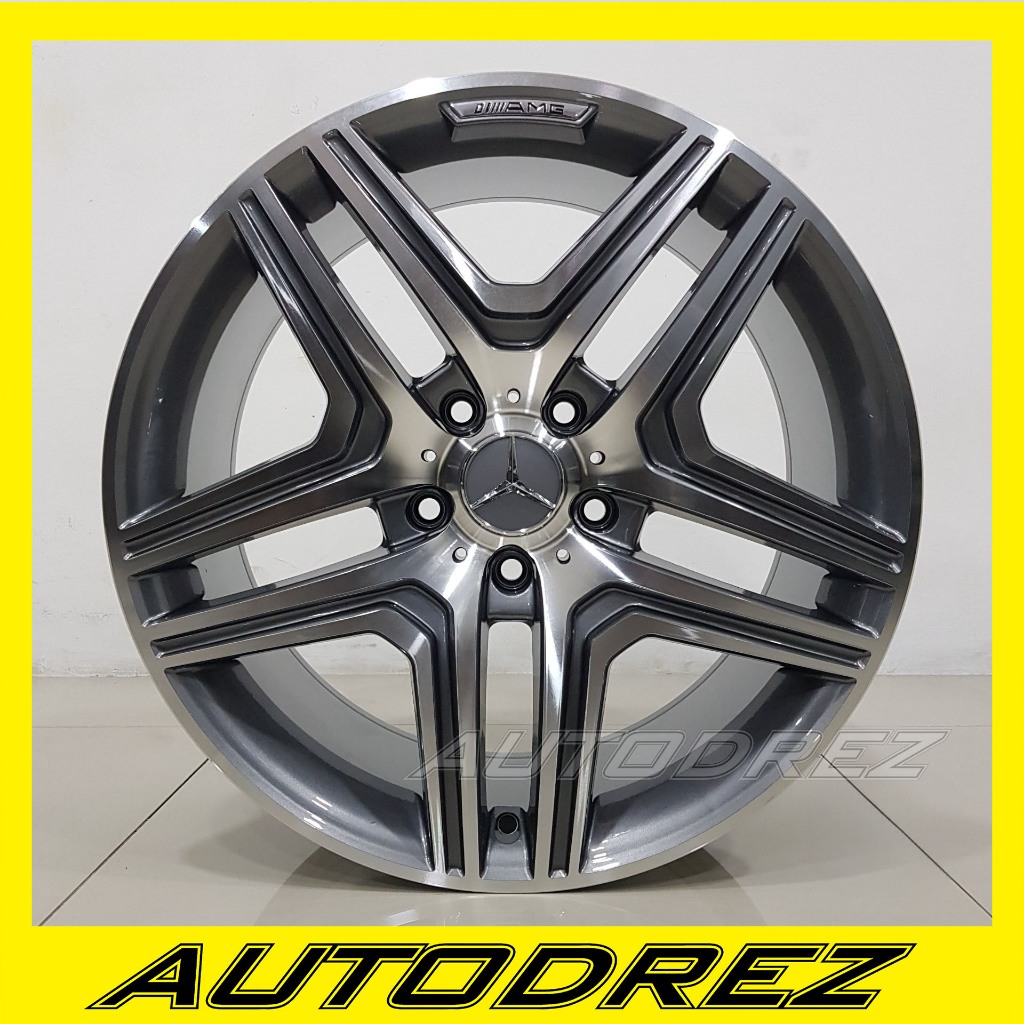 Jual Velg Mercy Mercedes AMG 63 ML GL GLE GLS 5x112 Ring 21 R21 (B8157 ...