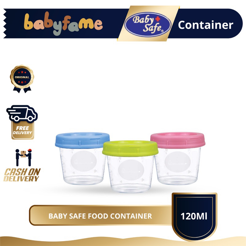 Jual BABY SAFE FOOD CONTAINER 120ML & 240ML | Shopee Indonesia