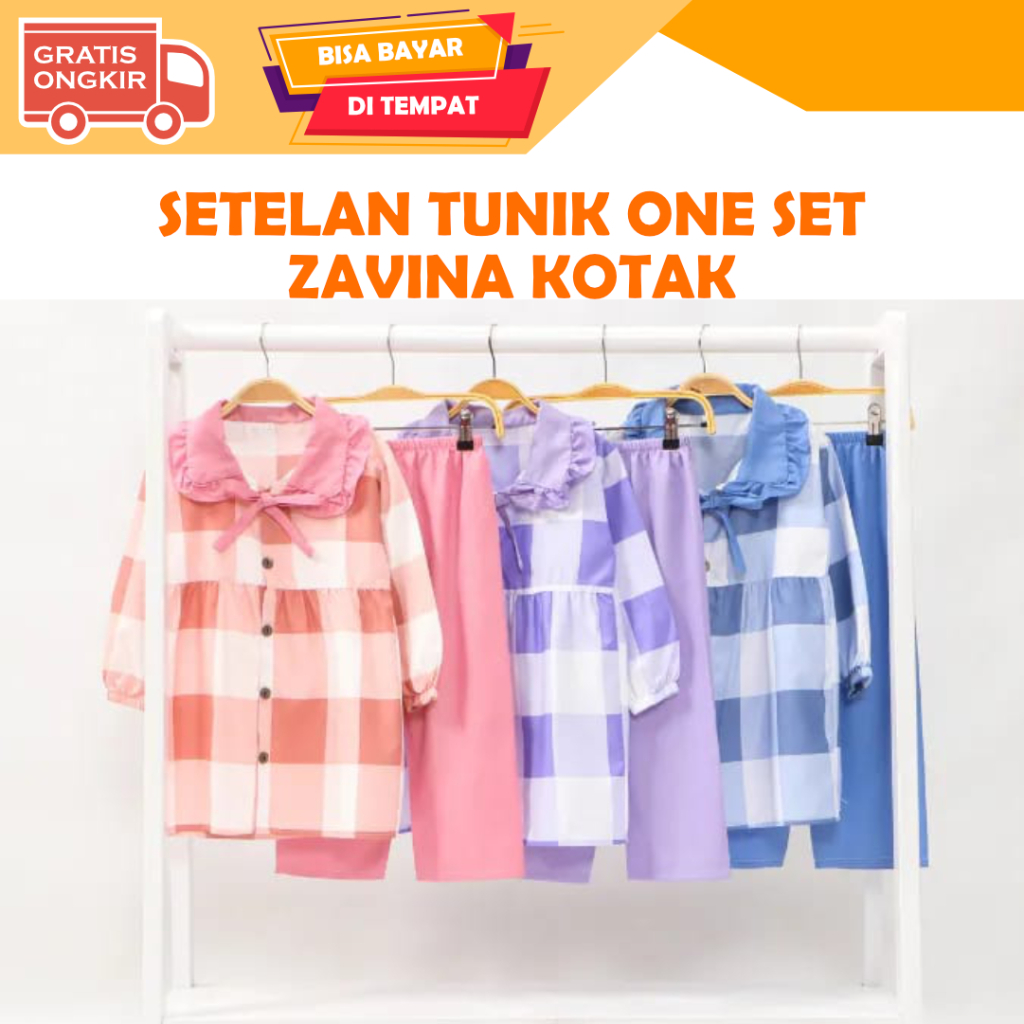 Jual SETELAN ZAVINA ANAK (1-11 TAHUN) / TUNIK ZAVINA HARUKA / ONE SET ...
