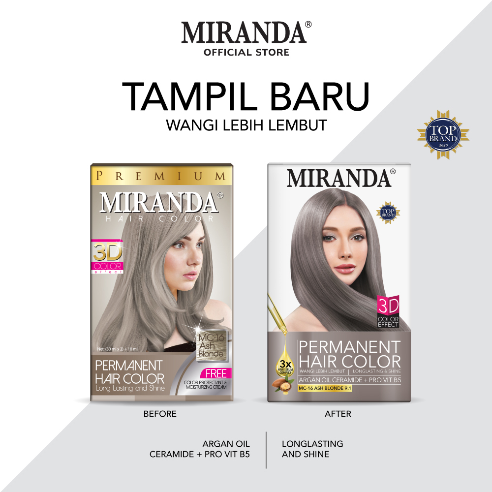 Jual MIRANDA Hair Color 30 mL | Shopee Indonesia