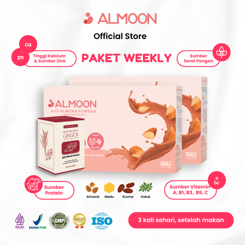 Jual ALMOON 2 Box Minuman Pelancar ASI Agar Cepat Penuh Deras Untuk ...