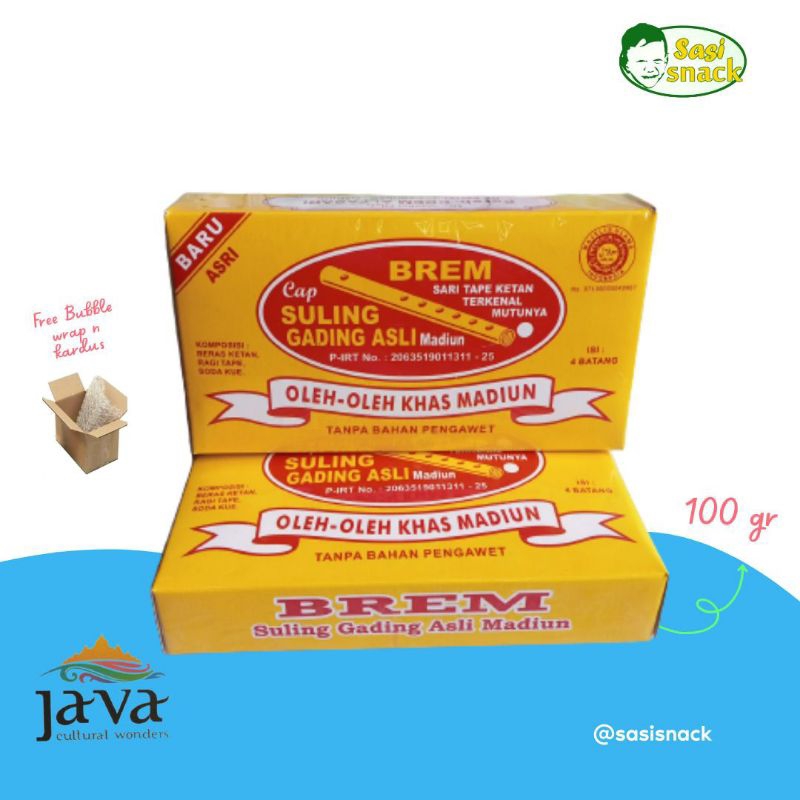 Jual BREM Suling Gading Jumbo Khas Madiun Kualitas Super | Shopee Indonesia