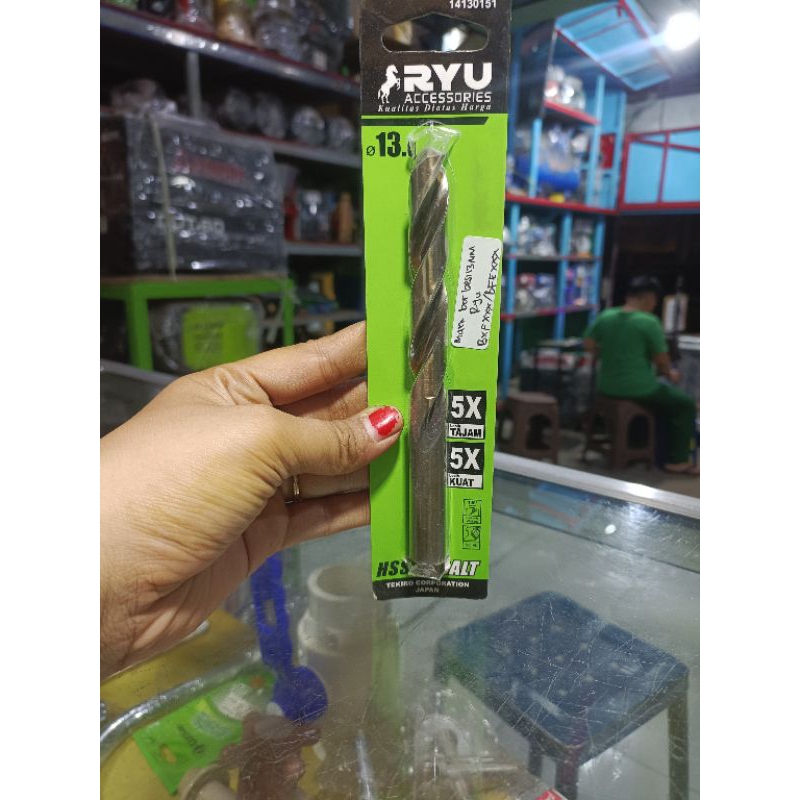 Jual Mata Bor Besi Cobalt HSS 13mm RYU | Shopee Indonesia
