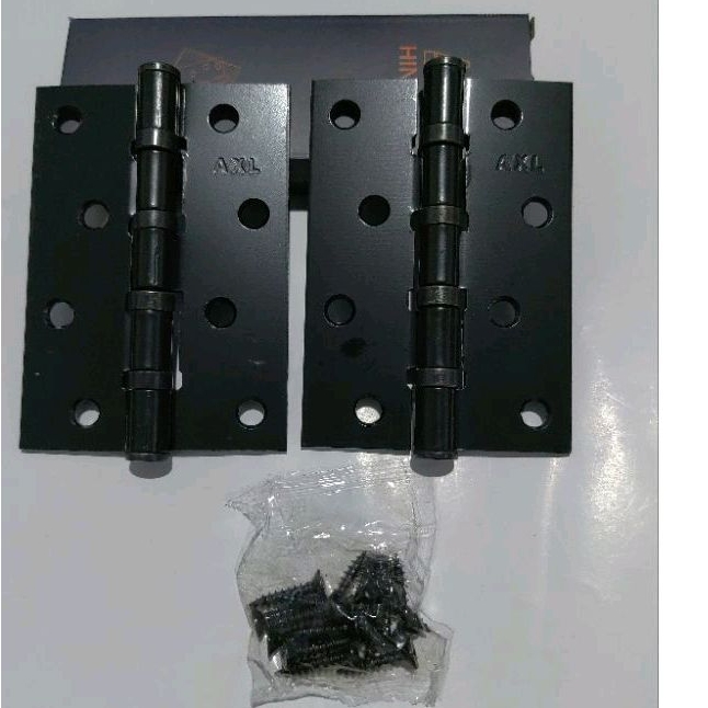 Jual Engsel Pintu AXL 4" Hitam / Engsel 4" BL / Engsel 4 inch Tebal ...