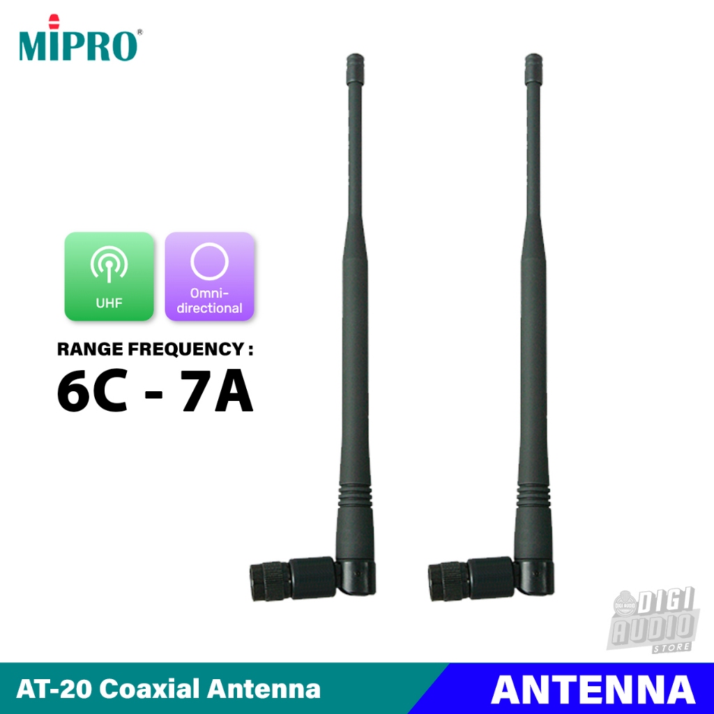 Jual MIPRO AT-20 Coaxial Receiver Antenna Antena Wireless Mic MIPRO ...