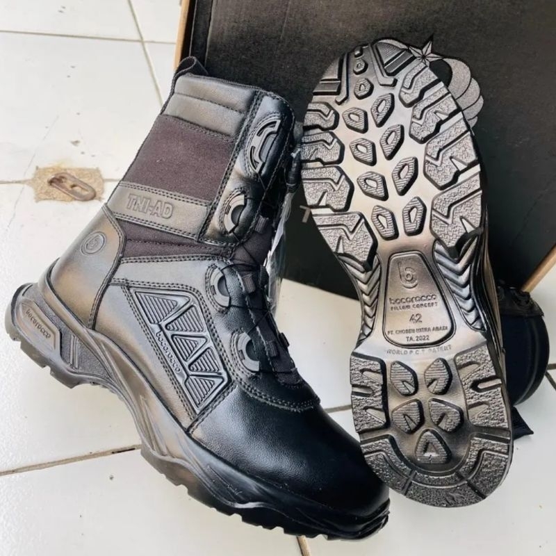 Jual Sepatu PDL Jatah TNI AD Tali Putar BOCOROCCO | Shopee Indonesia