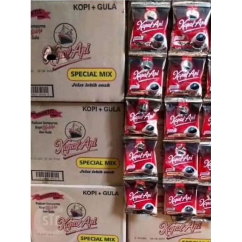 Jual kopi kapal api spesial mix kopi dan gula isi 1 dus 12 renceng ...