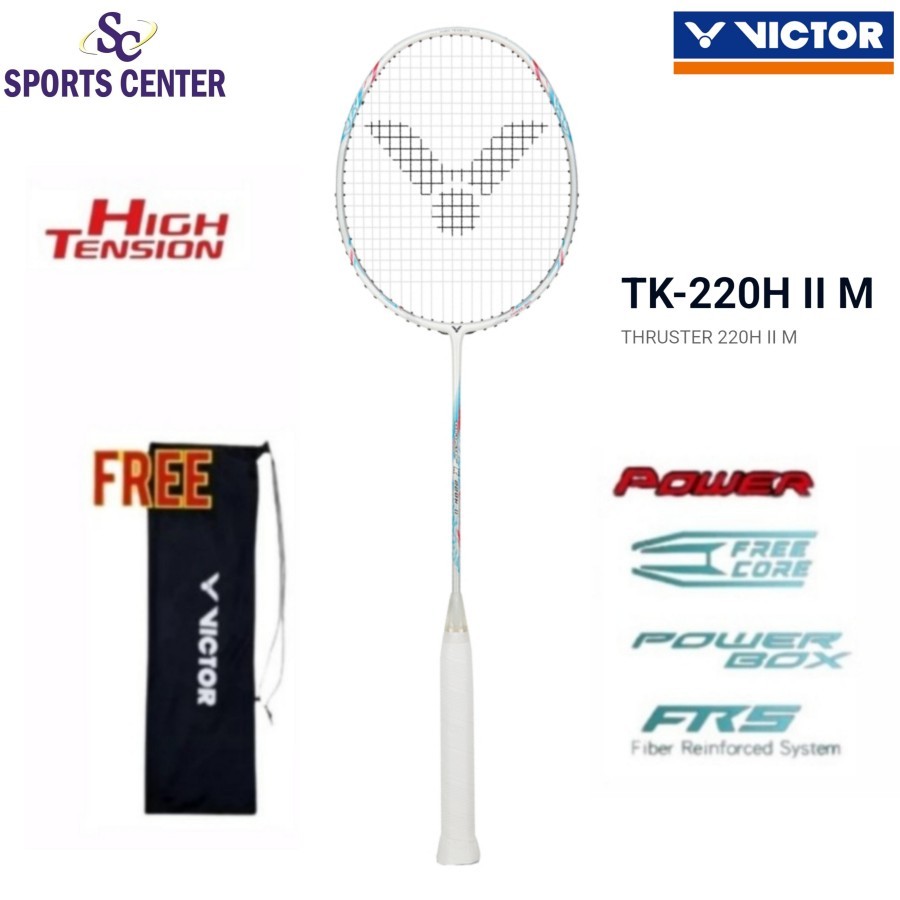 Jual New Raket Badminton Victor Thruster K 220H / TK-220H / TK 220H II ...
