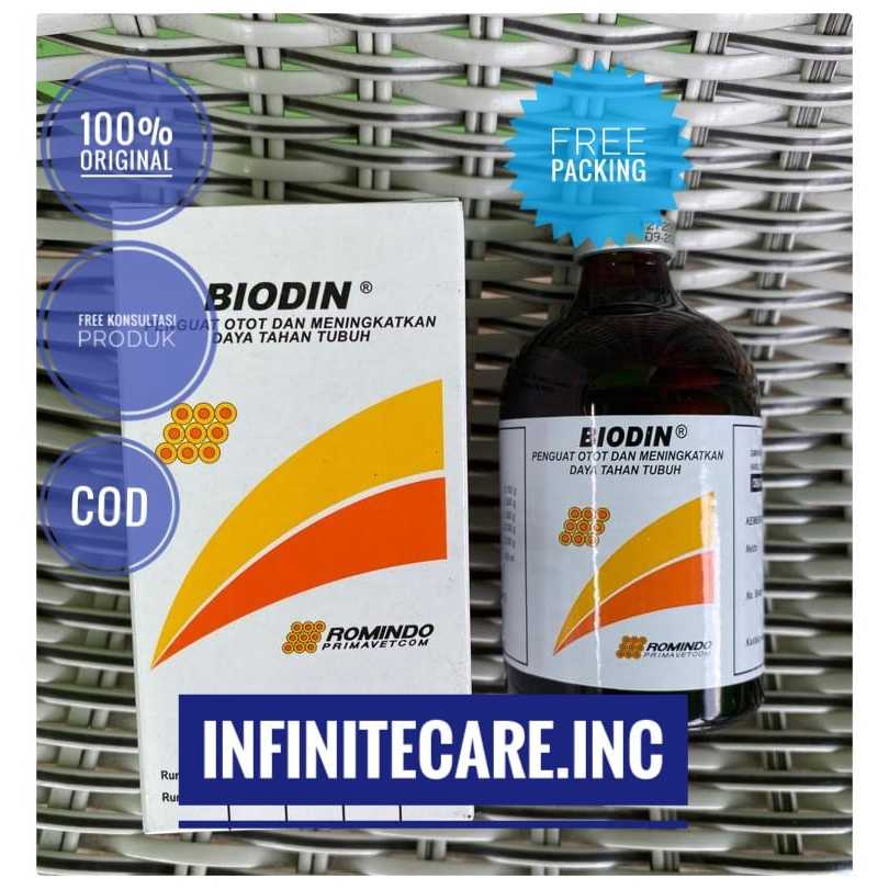Jual BIODIN 100 ml (Penguat Otot dan Peningkat Imun Tubuh Hewan ...