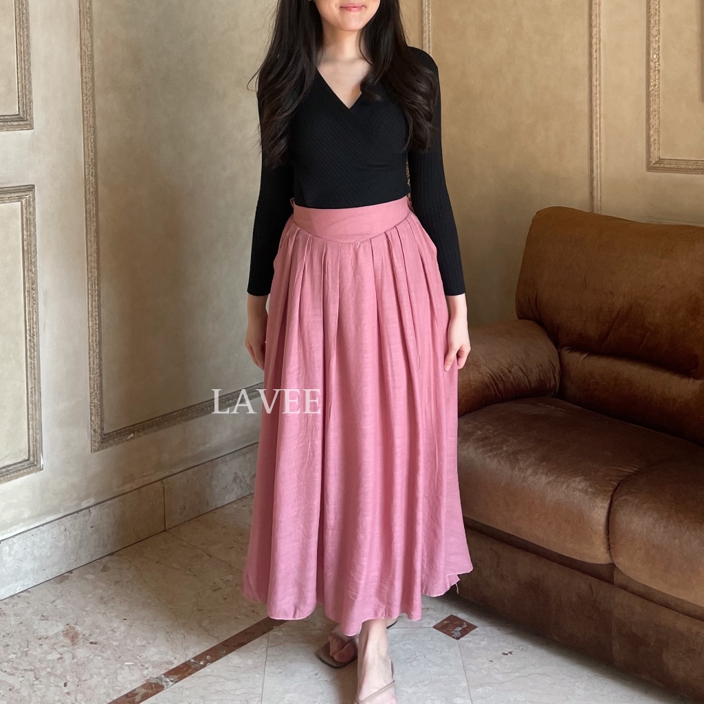 Jual LAVEE - Jessie Skirt - LAVEE APPAREL / Rok Panjang Maxi Wanita ...