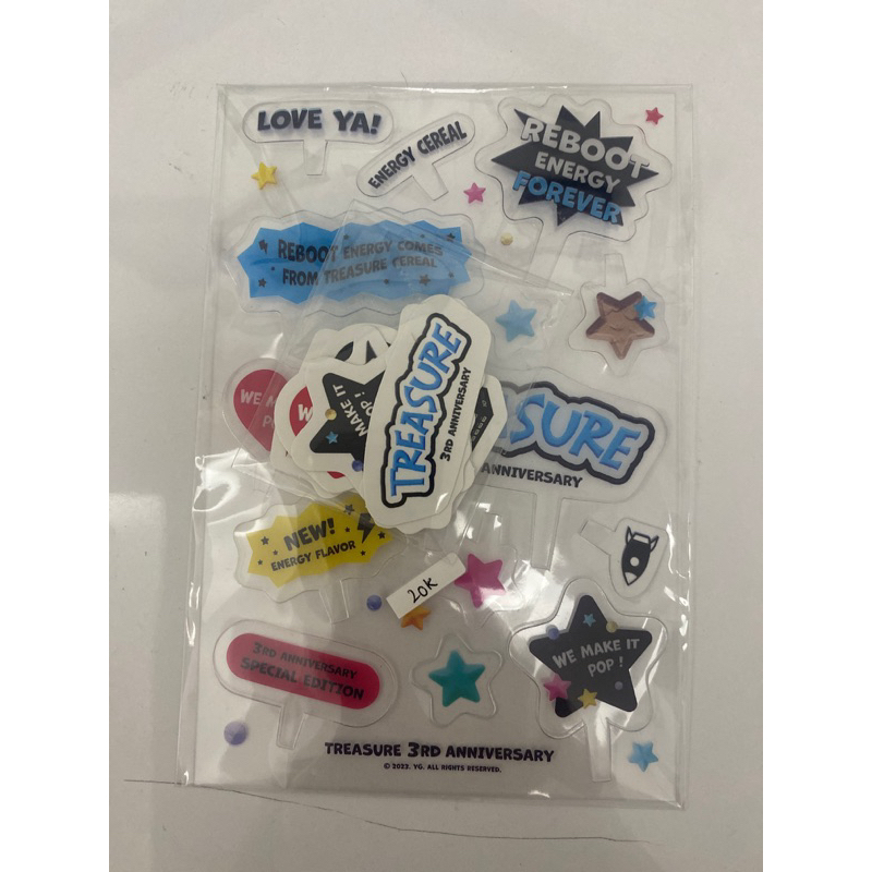 Jual (READY STOCK) Sharing Deco Kit Treasure 3rd Anniversary note tape ...