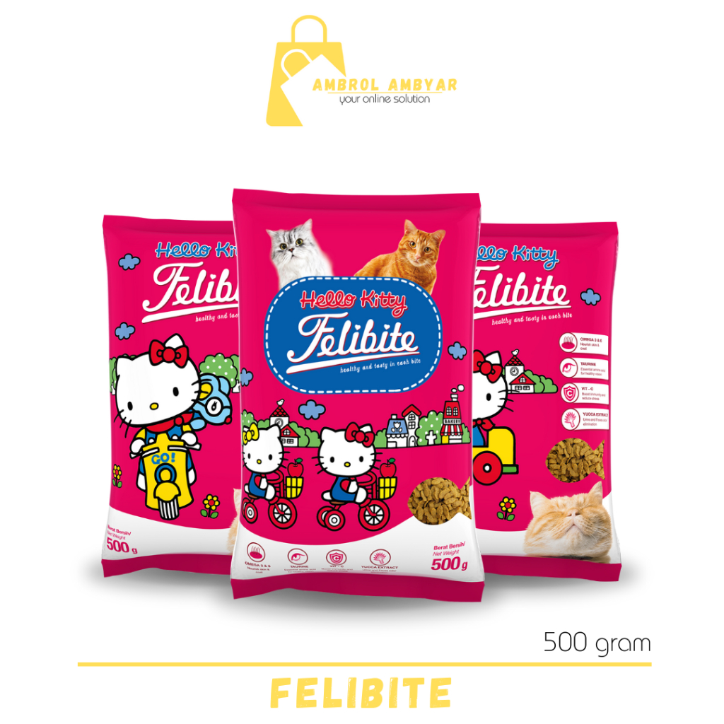 Jual Felibite Makanan Kucing Hello Kitty Edition 500gr | Shopee Indonesia