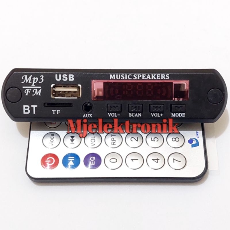 Jual Modul Mp3 Bluetooth USB Memori Radio Fm Kit pemutar modul mp3 ...