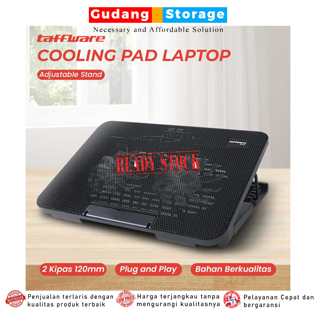 Jual [PROMO] Taffware Kipas Pendingin Laptop Cooling Pad Laptop ...
