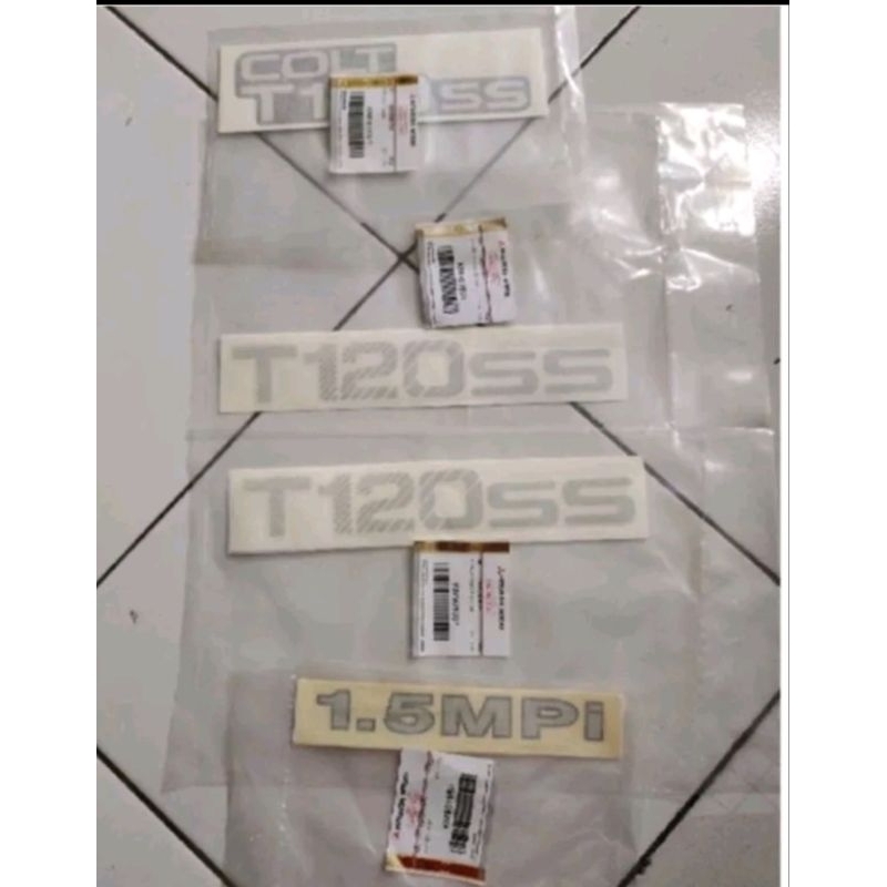 Jual sticker set T120SS MPI 1.5 colt ori 4 pcs sesuai foto | Shopee ...