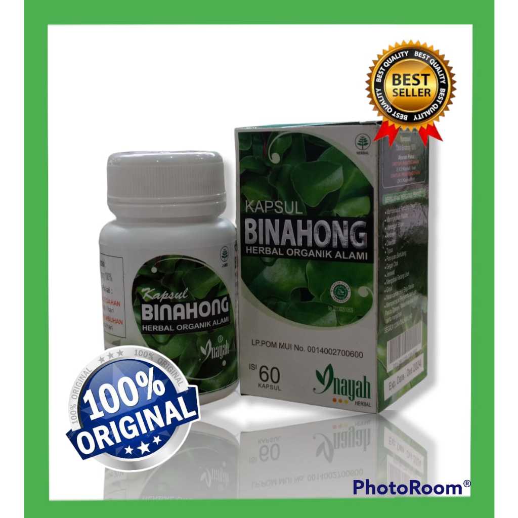 Jual kapsul extrak binahong Inayah 60 Kapsul, obat untuk penyembuhan luka operasi, obat ...