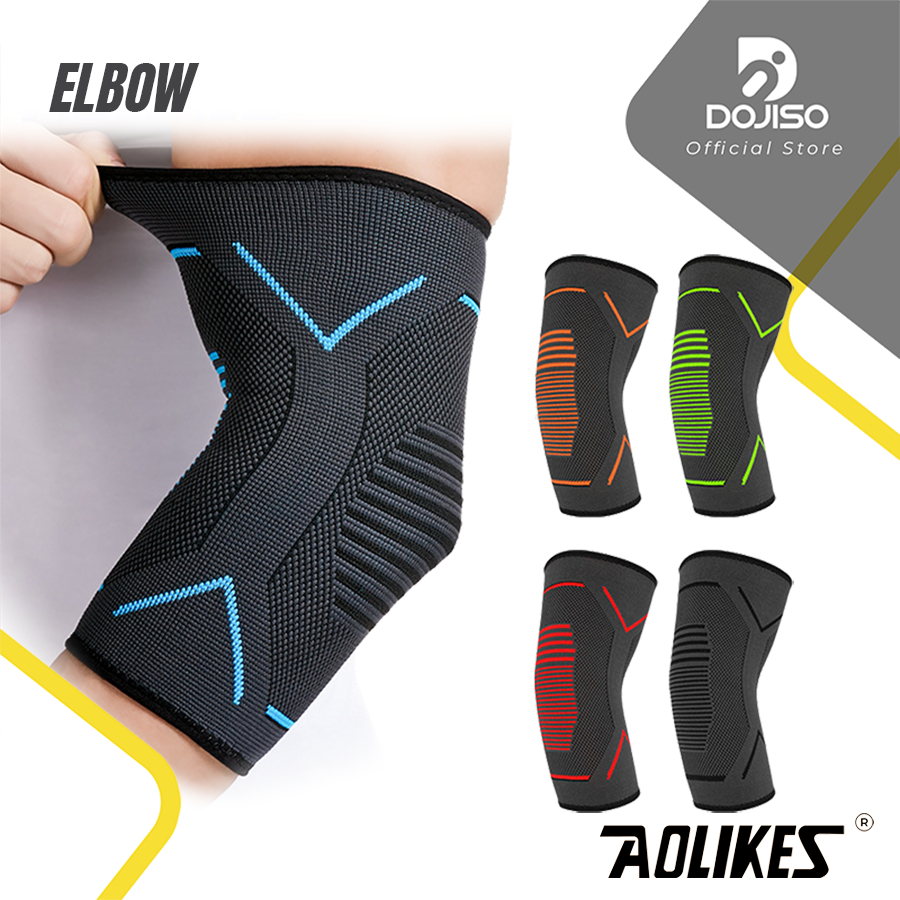 Jual Elbow Brace AOLIKES 7540 1PCS Deker Sleeve Pelindung Siku Lengan ...
