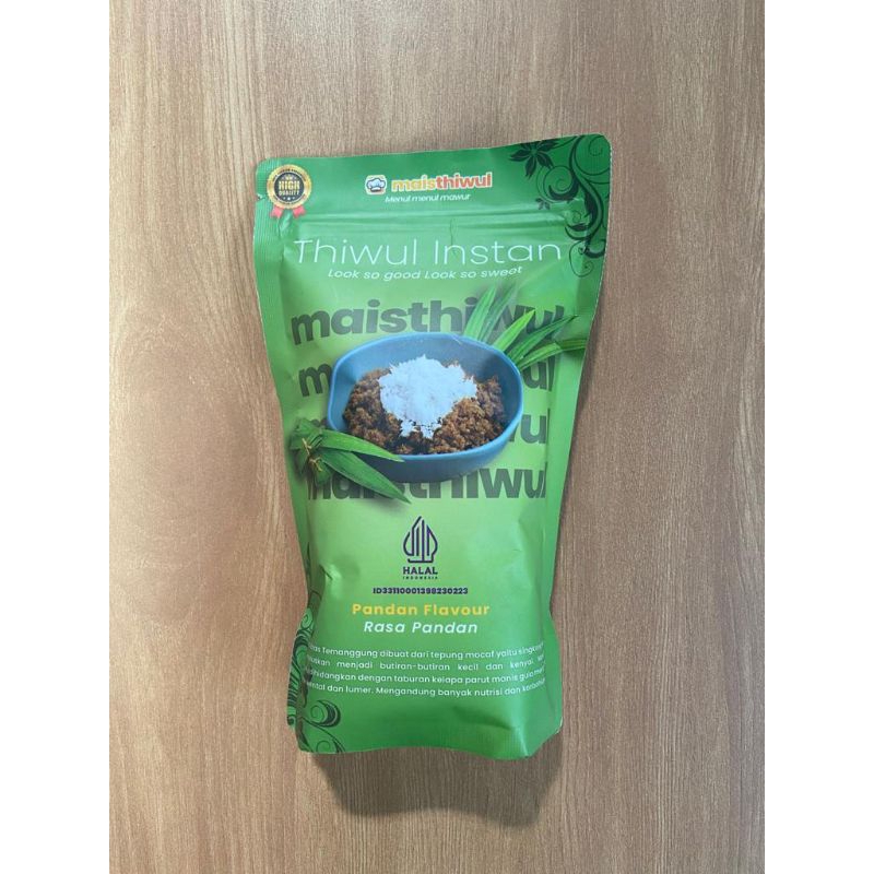 Jual THIWUL INSTAN RASA PANDAN // PANDAN FLAVOUR // BERAT 400 GR ...